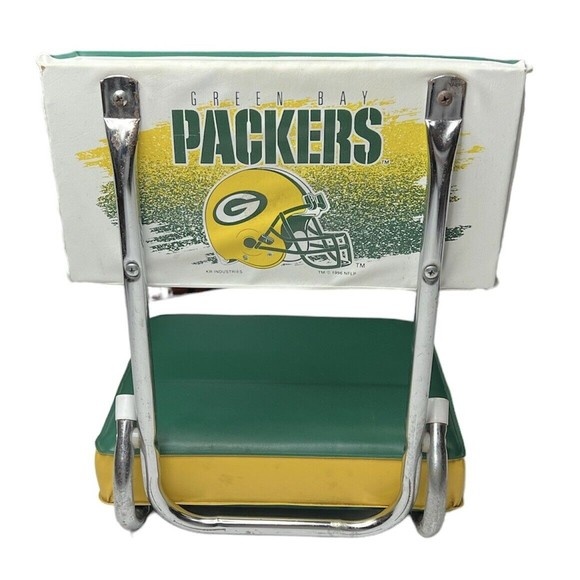 Accents | Vintage Green Bay Packers Stadium Seat Cushion Foldable Man ...